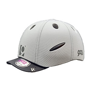 902lab 902s Persona-B20 Ballcap Style Fashion Bicycle Helmet (Carbon White, Medium) Safety Breathable Lightweight for e-Bike,e-Scooter, Electric Bicycle, in-line, Skate(CW_M)