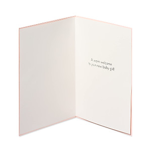 Papyrus New Baby Girl Card (Warm Welcome)