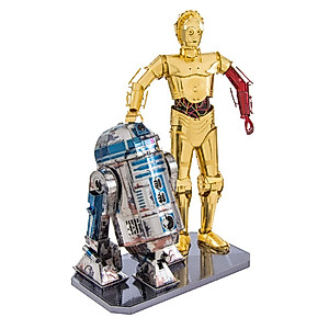 Fascinations Metal Earth Star Wars R2-D2 and C-3PO 3D Metal Model Kit Box Set