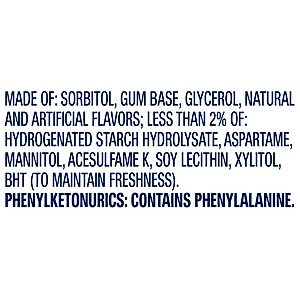 ORBIT Peppermint Sugarfree Gum, 14 Count Pack of 3