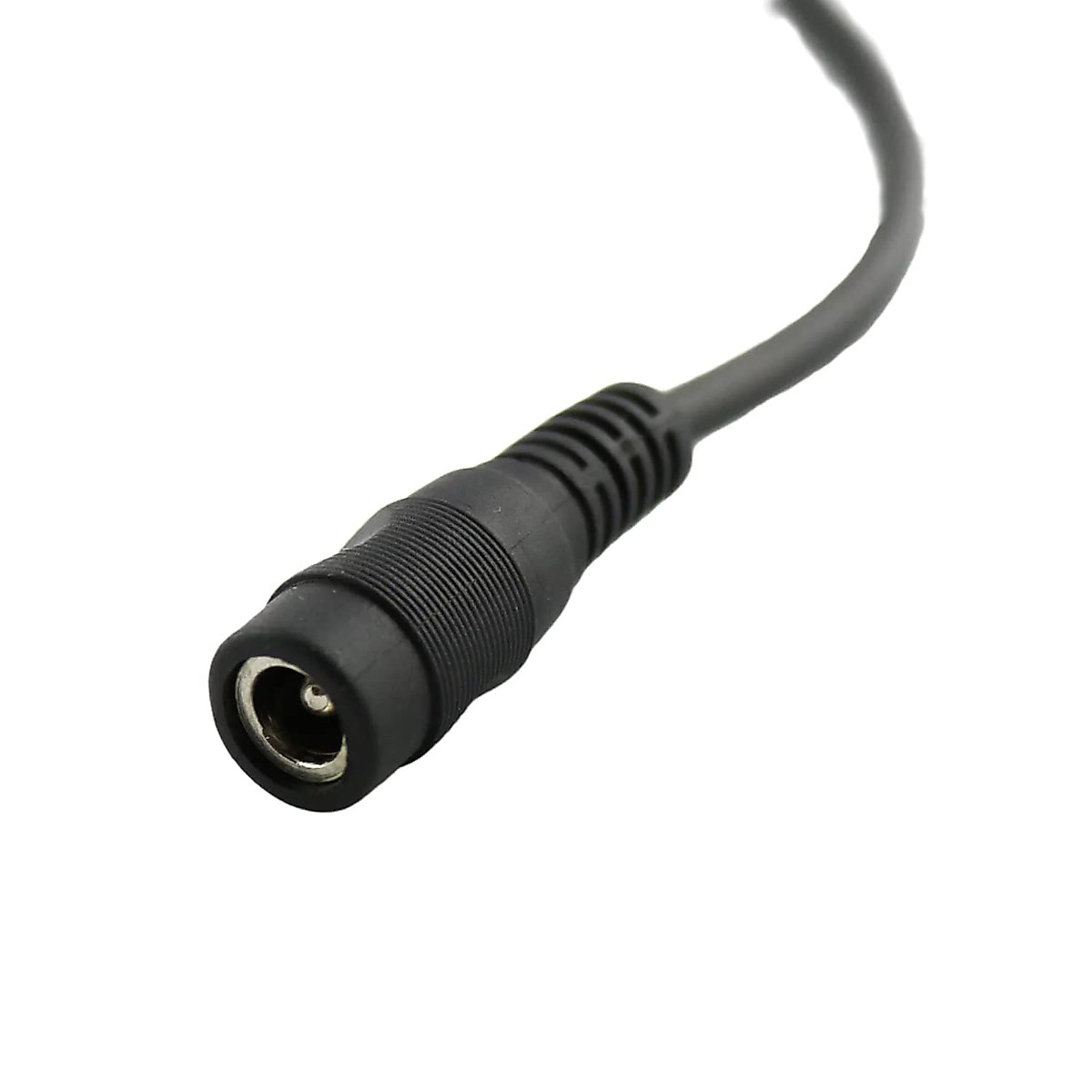 UpperFu 2pcs CCTV DC Power Splitter Cable 5.5mm x 2.5mm Female Jack to 4 Male Splitter Connector Cable 5.5mm x 2.5mm Adapter for LED Strip Surveillance Camera Security Camera