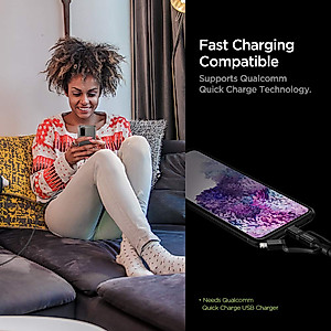 Spigen DuraSync 3 in 1 Universal Charger Cable, Micro USB/Lightning/USB C adapters [MFi Certified], 4.9ft Premium Braided Multi Charging Cable for iPhone 12/Pro/Max/Mini/SE/iPad/Galaxy/Pixel & More