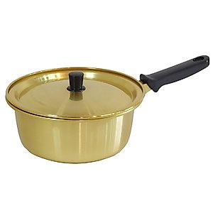 SCALEUP Korean Yellow Pot, Ramen Cooking Pot, Fast Heating (18cm/7 inches)