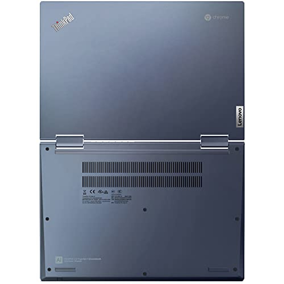 Lenovo ThinkPad C13 Yoga Chromebook 2-in-1 Laptop, 13.3" FHD Touchscreen 300nits, AMD Ryzen 3 3250C, 4GB DDR4 RAM, 512GB PCIe SSD, Backlit Keyboard, Abyss Blue, Chrome OS, BROAG USB Extension Cable