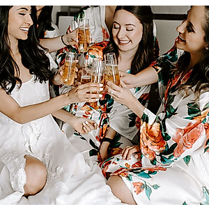 ModParty Cheers Flutes | Set of 12 | Wedding Reception, Bachelorette Party, Bridal Brunch Plastic Stemless Cups | Bridesmaid Keepsakes | Toasting Drink Shatterproof Glass