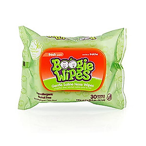 Boogie Wipes Wet Wipes for Baby and Kids, HSA/FSA Eligible, Chamomile and Vitamin E, White, Fresh Scent, 180 Count