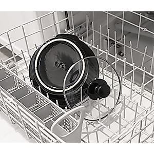 Elite Gourmet MST-350B# Electric Slow Cooker, Adjustable Temp, Entrees, Sauces, Stews & Dips, Dishwasher Safe Glass Lid & Crock (3 Quart, Black)