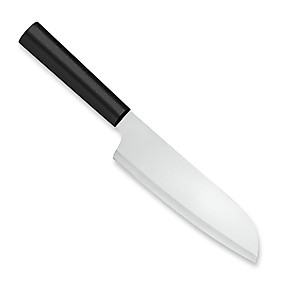 Rada Cutlery Cook’s Knife – Stainless Steel Blade and Black Steel Resin Handle Made in USA, 10-7/8 Inches