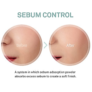 SAAT INSIGHT Anewm Sebum Control Drying Powder 5g - Oil Control Powder for Long-Lasting Clean Skin, Sebum Control Blotting Powder to Provide Transparent Makeup Finish, and Blur Fine Lines & Pores