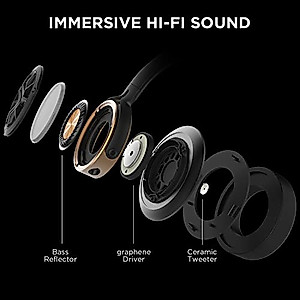 1MORE Hi-Res Triple Driver Over-Ear Headphones Comfortable Foldable Earphones with Hi-Fi Sound, Bass Driven, Tangle-Free Detachable Cable for Smartphones/Android/PC/Tablet - Gold