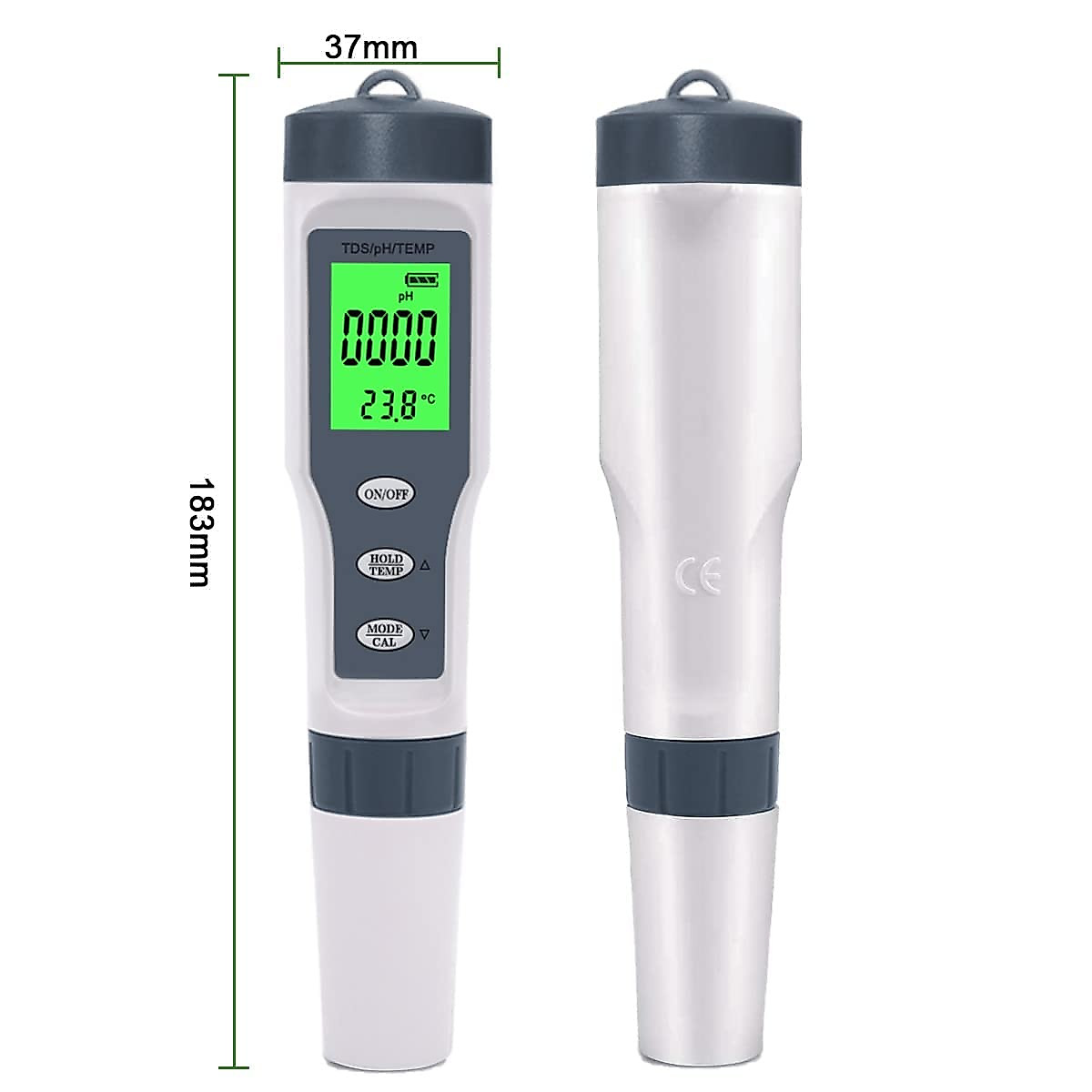 Paddsun 3 in 1 Digital PH Meter with ATC PH Tester, TDS/PH/Temperature Meter, 0.01 Resolution High Accuracy Pen Type Tester, Water Tester for Water, Wine, Spas and Aquariums
