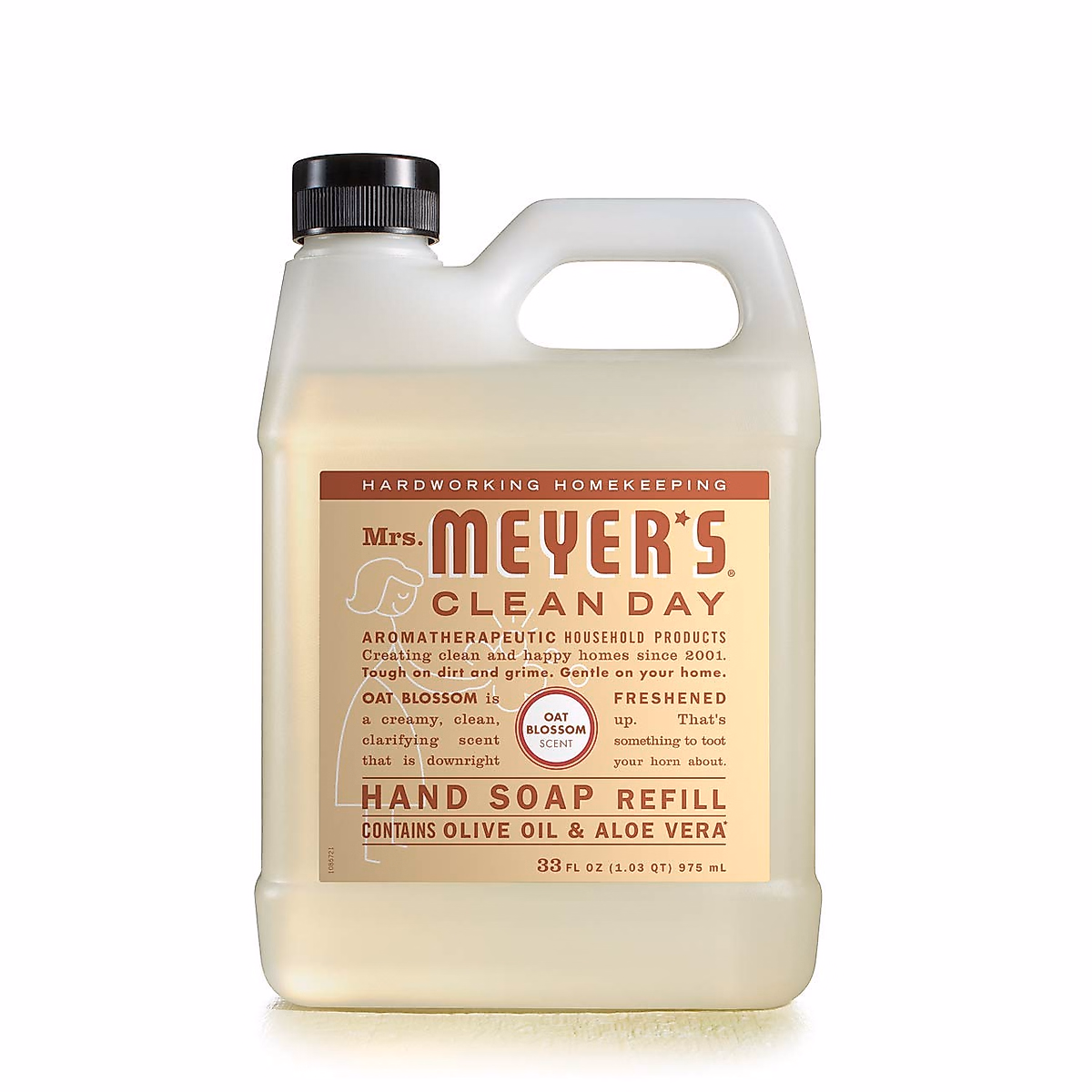 Mrs. Meyer's Liquid Hand Soap Refill, Oat Blossom, 33 OZ
