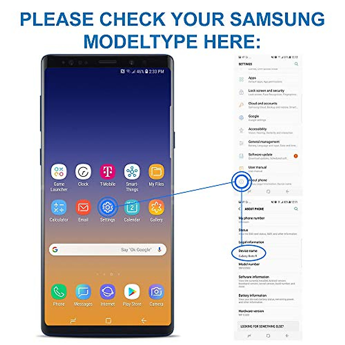 MMOBIEL Stylus S Pen Compatible with Samsung Galaxy Note 9 N960 Series - Ocean Blue - Replacement Touch Screen Pen