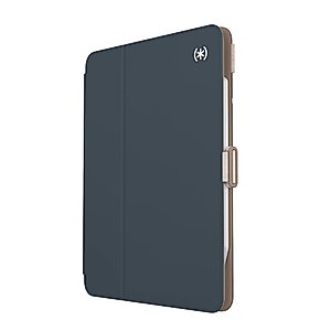 Speck iPad Pro 4th Generation Case - Hard Back Case for Apple iPad Pro 11-inch (2022) - Slim Multi Range Stand, Apple Pencil Holder, Drop Protection, Camera Shield - Balance Folio Almond Milk/Mocha