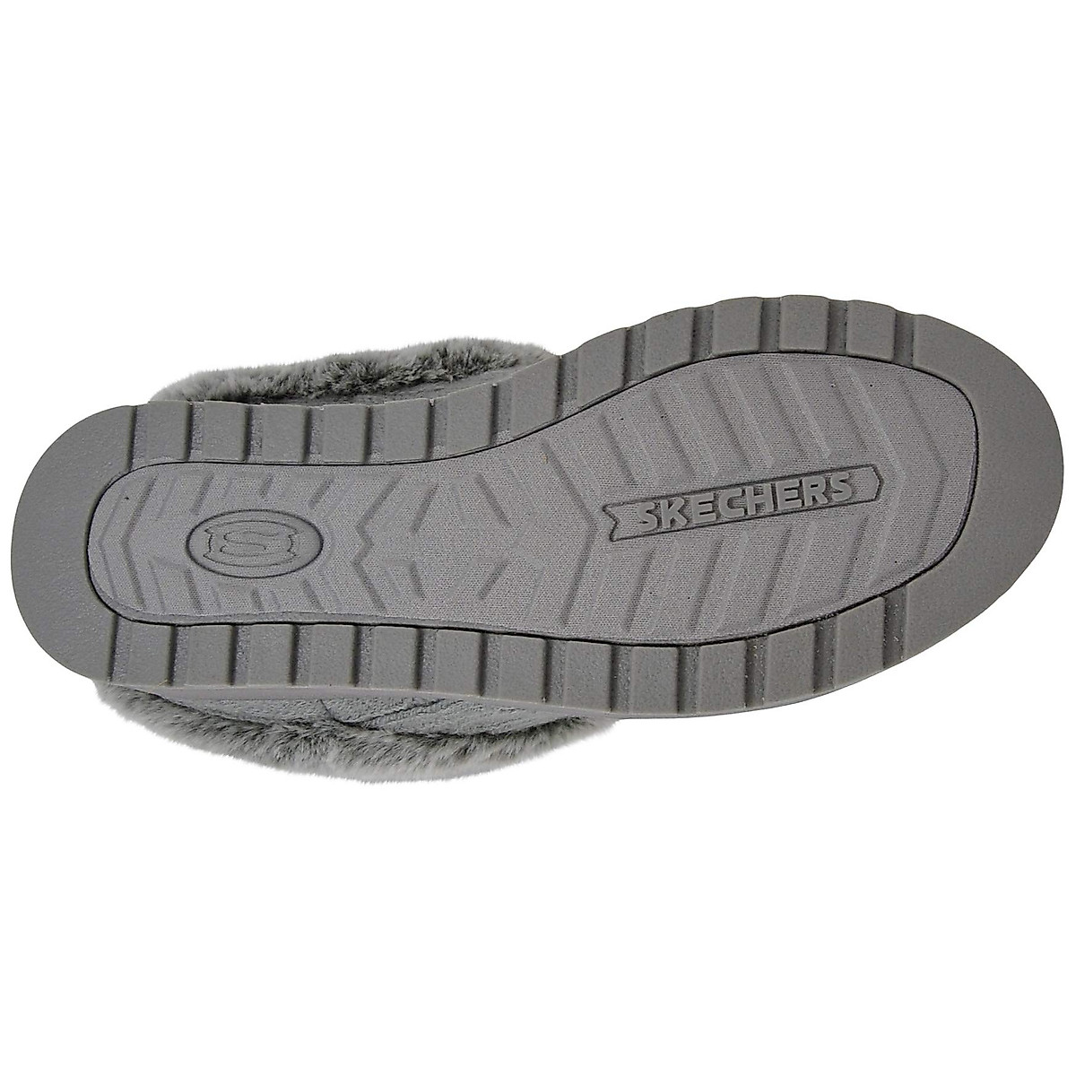 Skechers BOBS from Women's Keepsakes Delight Slipper, Grey, 9 M US