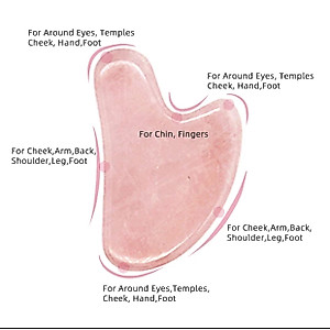 Face Roller Skin Care - Jade Roller Gua Sha Set, Rose Quartz Face Roller | Ultimate Facial Skin Care Products & Beauty Products Tools | Jade Facial Roller for Face and Eye Massager