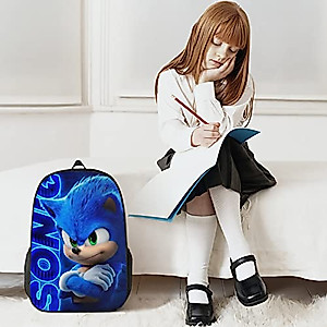 Backpack Kids Backpack 3d Print Cartoon Anime Backpacks Teenagers Backpack Boys And Girls Backpack, Black2, One Size
