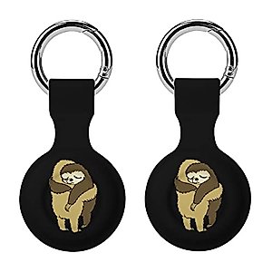 Sloth Hugs Air Tag Tracker Case Cover for AirTag Holder Protector Storage Bag