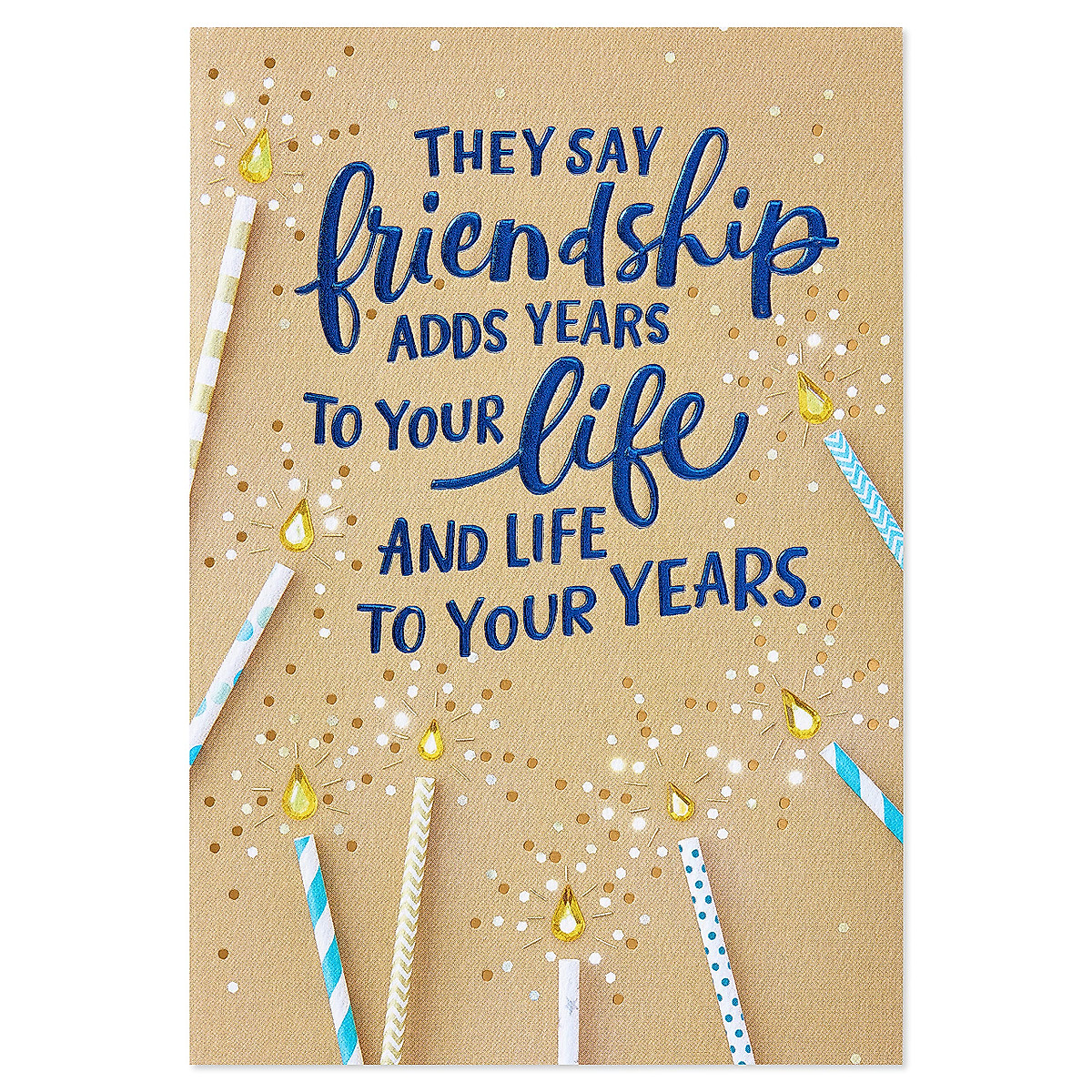 American Greetings Birthday Card for Friend (Live Forever)