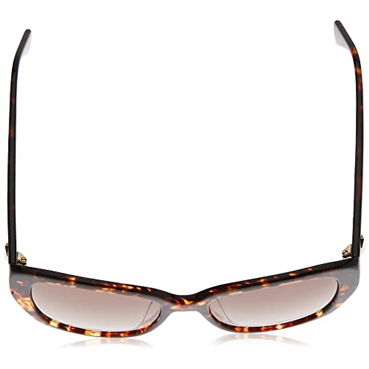 Kate Spade New York Women's Kenzie/G/S Rectangle Sunglasses, Dark Havana/Brown Gradient, One Size