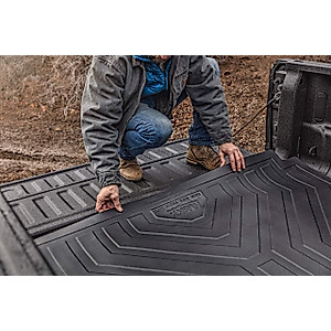 Husky Liners — Heavy Duty Bed Mat | Fits 2017 - 2024 Ford F-250/F-350, (81.9 Bed) Black | 16010