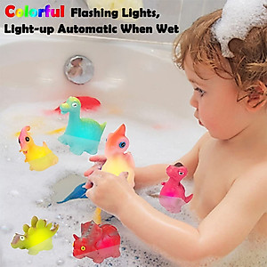 Baby Bath Toys Gifts Baby Toys Whale Light Up Bath Toys Rechargeable Sprinkler Bathtub Toys for Toddlers Infant Kids Boys Girls Spray Water Bath Toy Pool Bathroom