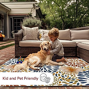 nuLOOM Monique Floral Indoor/Outdoor Area Rug, 8x10, Multi