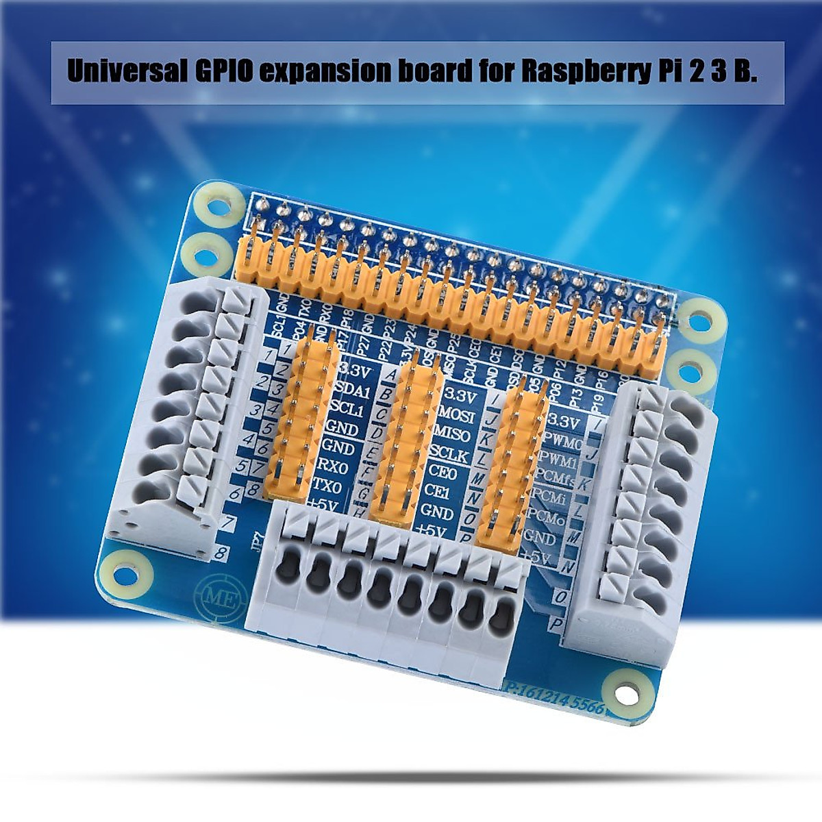fosa Raspberry Pi 3 Pi 2 Pi Model B GPIO Expansion Extension Board One Row to Three Rows GPIO Multifunction Interface Module with Screws & Jumber for Raspberry Pi 2 3 B