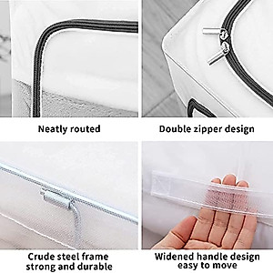 100L Waterproof Clothes Storage Bag 70L Waterproof Transparent Storage Bins