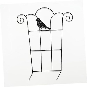 YARNOW 6 Pcs Plant Climbing Support Frame Creative Mountain Turtle Flower Pot Bracket Climbing Rattan Frame Metal Iron Fixing Rod 2pcs Rose Trellises Indoor Plant Shelf Flower Support