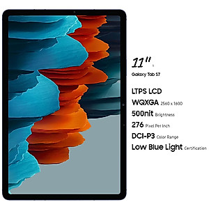 SAMSUNG Galaxy Tab S7 11-inch Android Tablet 128GB Wi-Fi Bluetooth S Pen Fast Charging USB-C Port, Mystic Navy (Renewed)