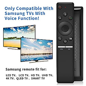 TGHCP Universal Voice Replacement Remote Control for Samsung Smart TV, New Upgraded BN59-1266A Remote Control Fit for All Samsung TVs