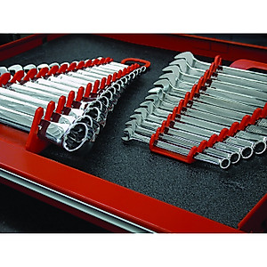 Ernst Manufacturing 5014 13-Wrench Portable Gripper Organizer - Versatile, One-Handed Access, Fits 1/4" to 1" & 6-19 mm Wrenches