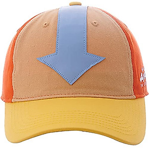 Avatar The Last Airbender Baseball Hat, Arrow Mark Cotton Adult Adjustable Snapback Ball Cap with Curved Brim, Multi, One Size