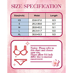 Banamic Women Underwear Floral Lace Thongs Mid Waist Panties Briefs White