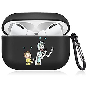 Cute AirPods Pro 2 Cases with Keychain, Soft Funny Cartoon Protective TPU Cover Compatible with AirPods Pro 2nd Generation 2022 Case