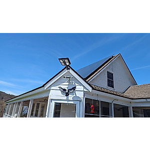 2800W Solar Street Lights Outdoor - Wide Angle Solar Lights Outdoor Waterproof, 6500K Solar Parking Lot Lights Dusk to Dawn, Solar Street Lights Motion Sensor for Commercial Yard 2-Pack