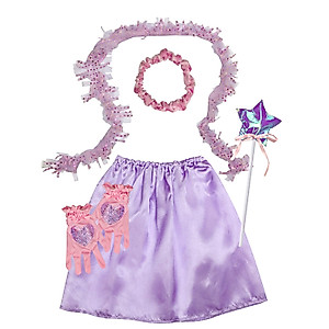Girls Dress up Trunk Princess,Mermaid,Bride,Pop Star, Ballerina,Fairy Costume Set for Little Girls Toddler 3-6yrs