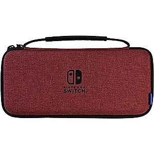 HORI Nintendo Switch Slim Tough Pouch (Red) OLED Model - Officially Licensed - Nintendo Switch;
