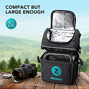 ZEROAIR Portable Power Station Carrying Case for ECOFLOW RIVER SERIES and Jackery E500, Stylish, Waterproof, Dustproof, Ergonomic