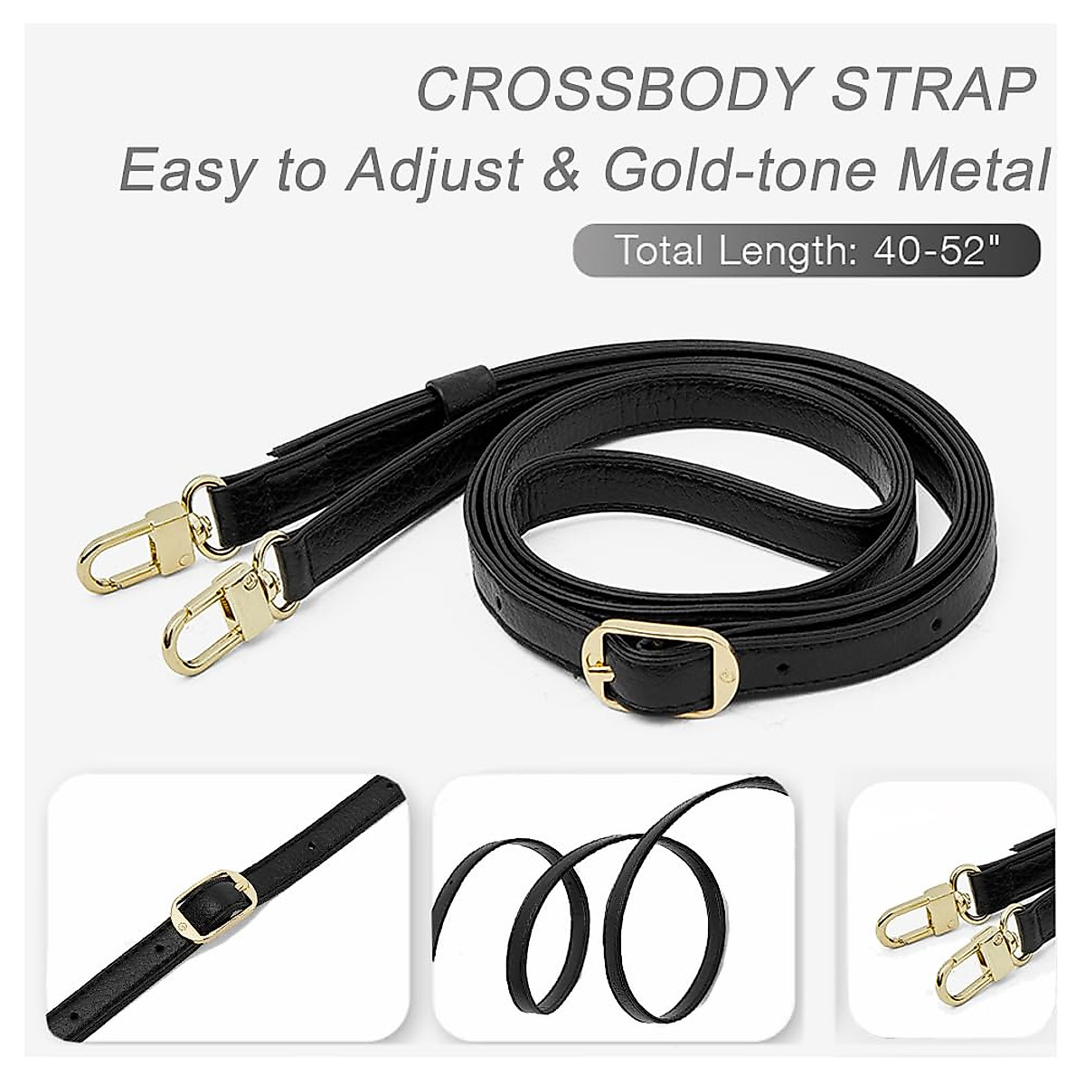 ZVE for iPhone 15 Pro Wallet Case (6.1 inch), Crossbody Phone Purse with Card Holder for Women, Zipper Leather RFID Blocking Carrying Cover with Wrist Strap for iPhone 15 Pro- Black