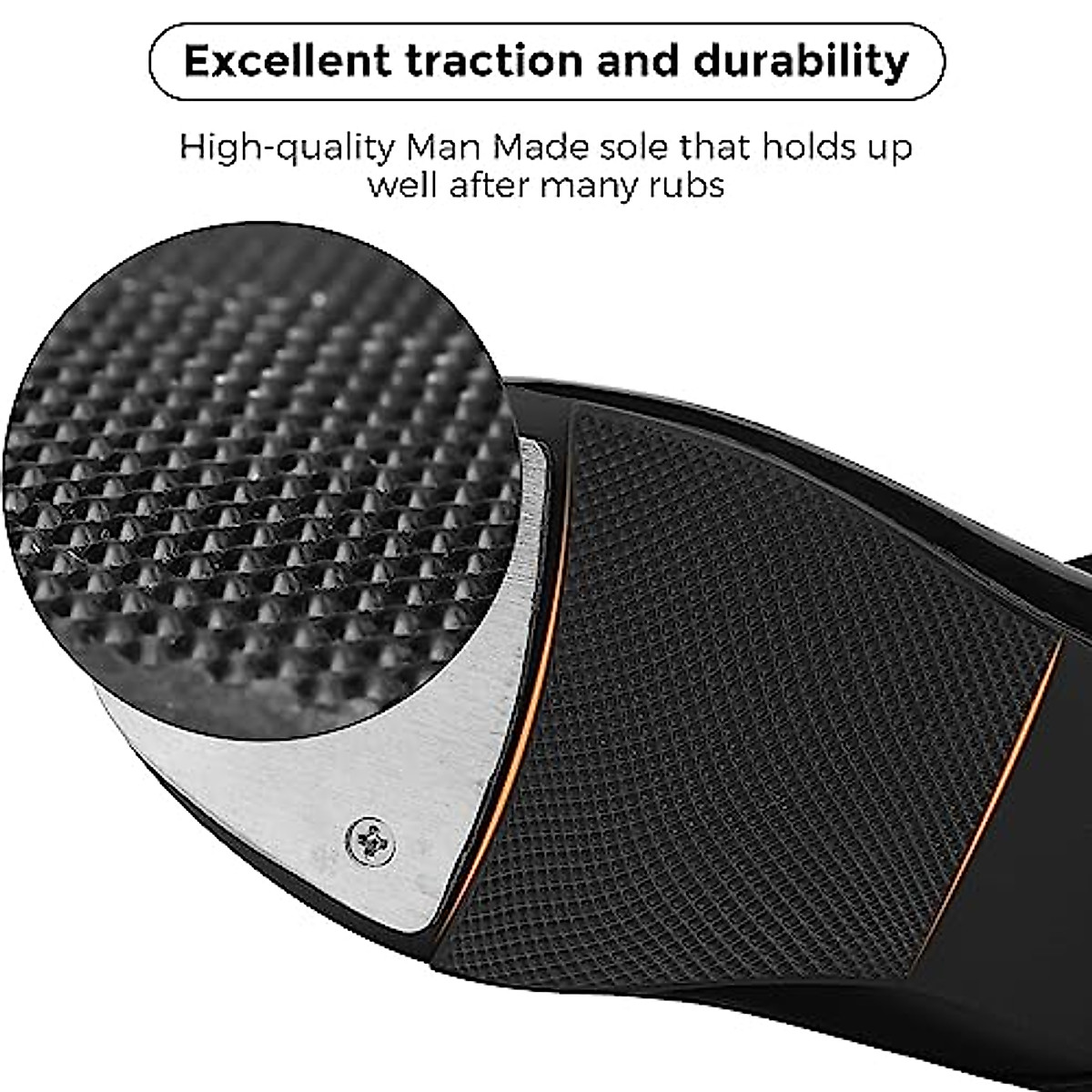 Stelle Tap Shoes for Girls Boys PU Leather Non-Slip Dance Shoes for Toddler/Little Kid/Big Kid (Black,11ML)