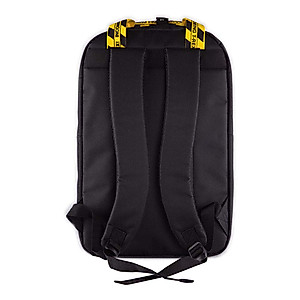 Universal Jurassic Park Logo Backpack, Unisex, Black/yellow Bp127275jpk