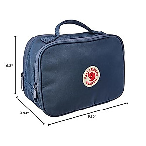 Fjällräven Kånken Toiletry Bag – Cute Pouch for Women – G-1000® Eco-friendly Material – Webbing Handle Navy One Size One Size