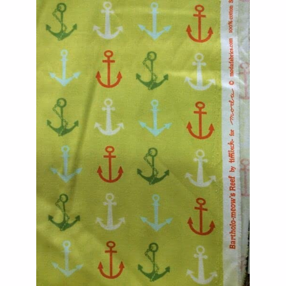 FlashPhoenix Quality Sewing Fabric – Apples, Pears ON White 100% Cotton by Fabric 36" x 58 inches by The Yard 100% Cotton