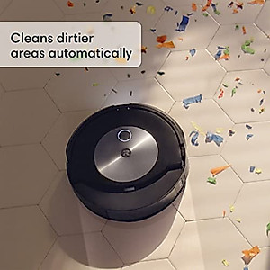 iRobot Roomba Combo j7+ Self-Emptying Robot Vacuum & Mop - Automatically Vacuums and Mops, Fully Retractable Mop pad, Identifies & Avoids Obstacles, Smart Mapping, Works with Alexa, Ideal for Pets