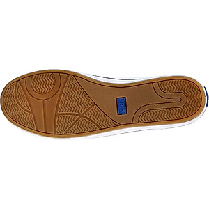 Keds Center Lace Up, Sneaker Womens, White Chambray, 7.5 Medium