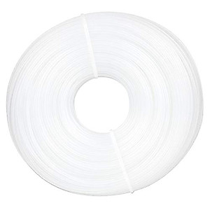 Trimmer Line, 0.09Inch Round‑Shaped White Nylon Trimmer Line String Rope Garden Lawn Mower Accessory