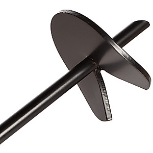 Park & Sun Sports Outdoor Volleyball Beach/Sand Adaptor Kit with Ground Stakes: Auger Anchor Set, Blue