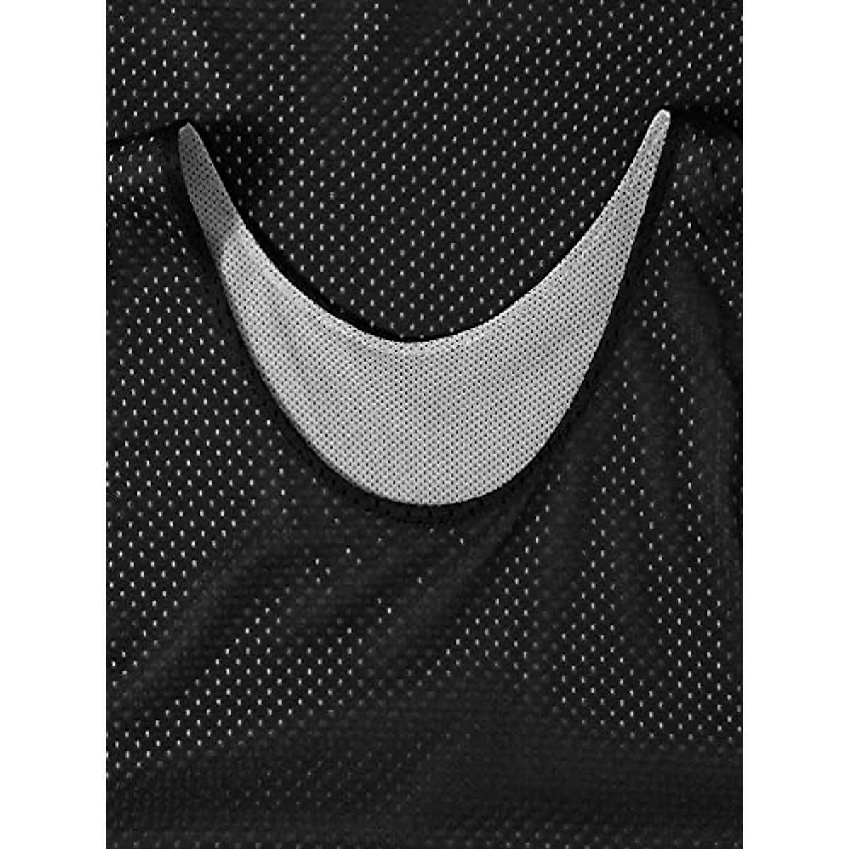 Mens Reversible Basketball Jersey Premium Moisture Wicking Mesh Tank Top (Large, 1ih05_Black)